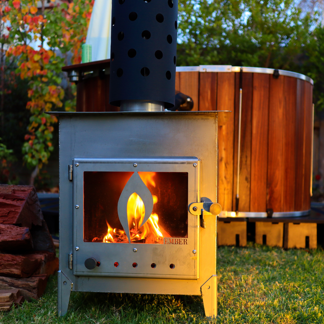 UPDATE! New Aussie Built Wood-Fired Heating Unit 🔥🪵 – Ember Hot Tubs